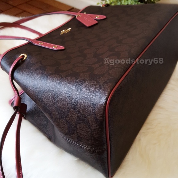 Coach | Bags | Coach Signature Drawstring Carryall Nwt | Poshmark